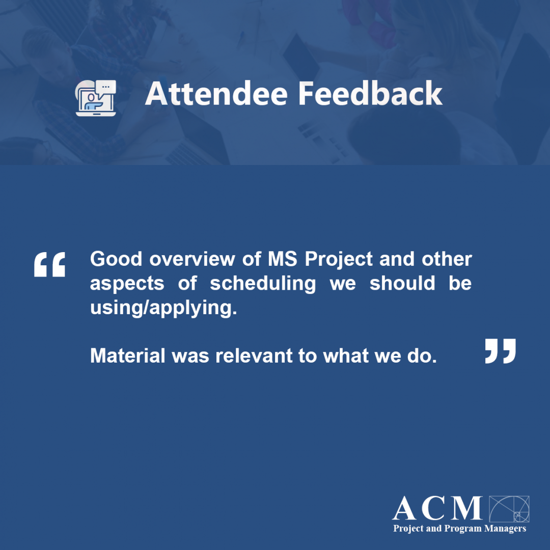 Microsoft® Project Hands-On Training | Administrative Controls Management