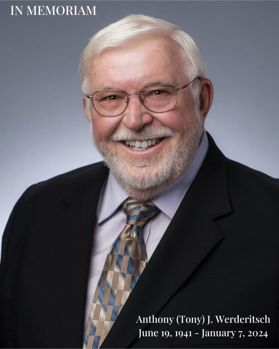 In Memoriam – Tony Werderitsch | Administrative Controls Management